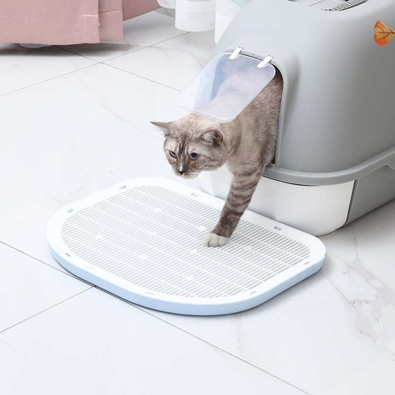 Double-layer Plastic Cat Litter Mat – Wellbaba – Your one-stop pet ...